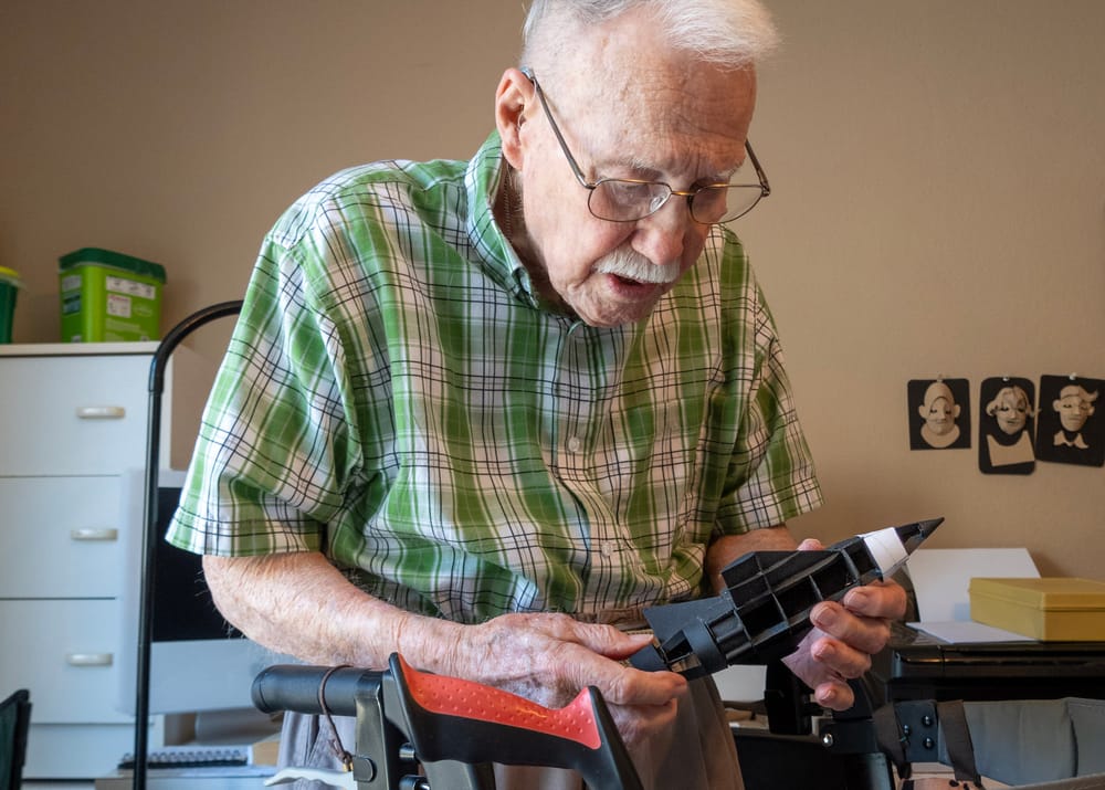 'You don't have to give up': Clark Britton on making art into his 90s