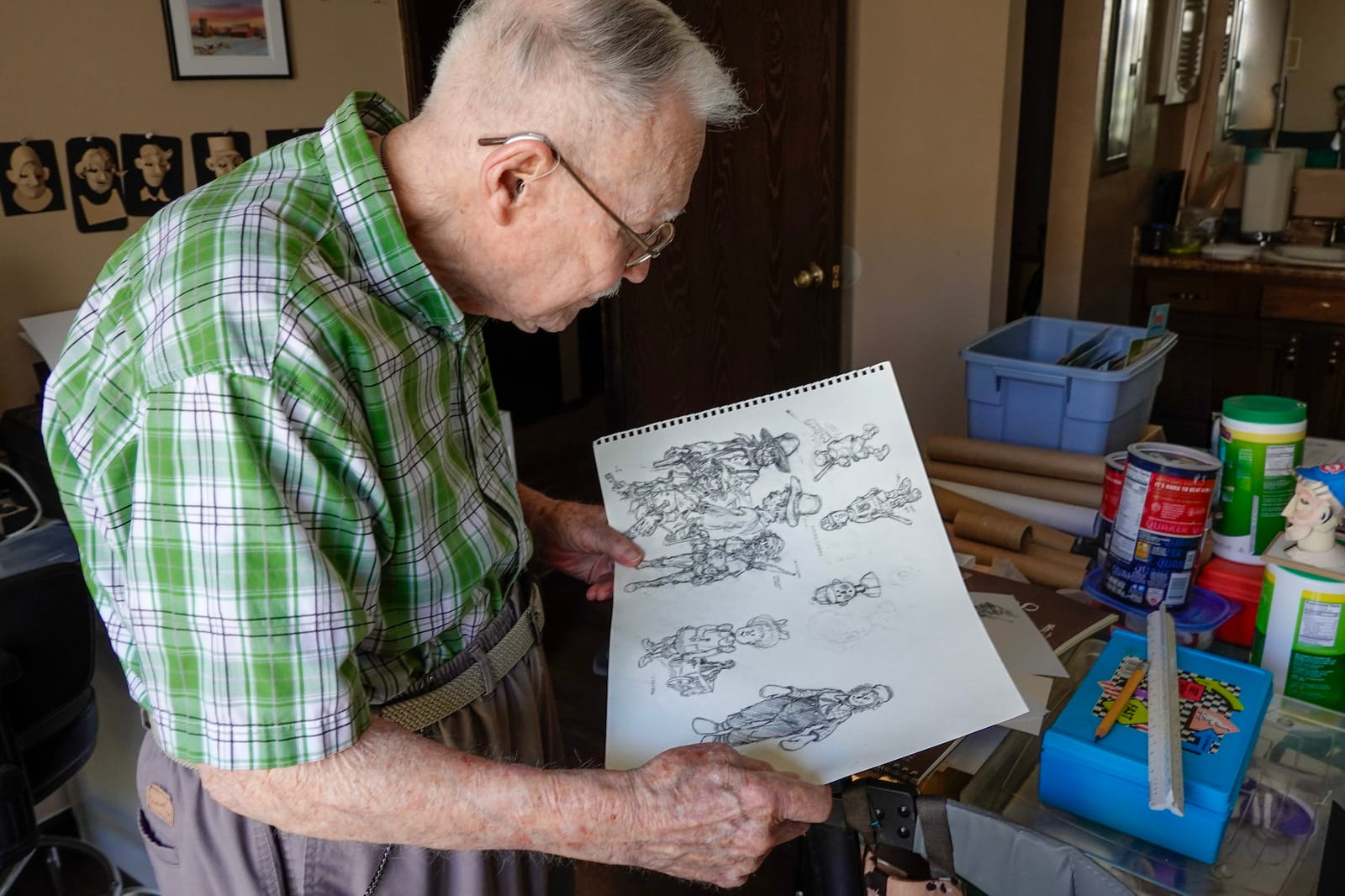 'You don't have to give up': Clark Britton on making art into his 90s